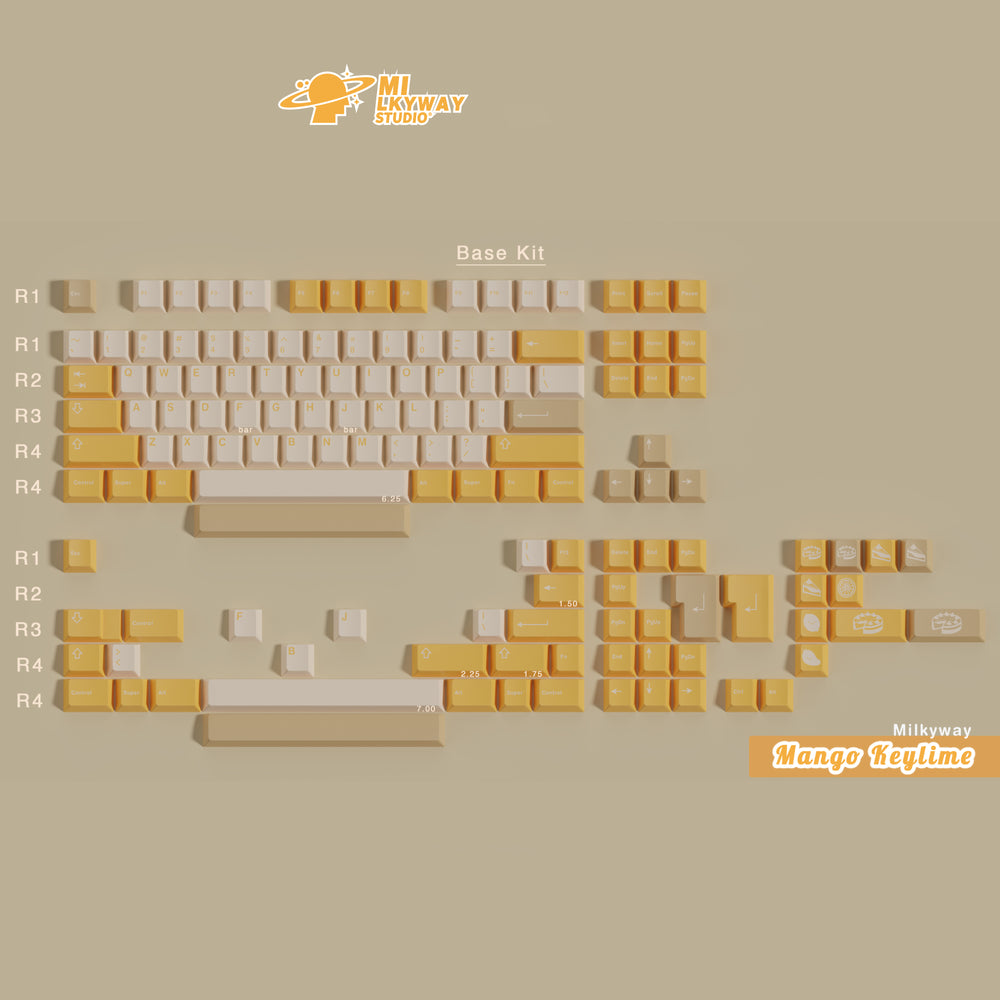 [IN STOCK]Keycaps-MW Mango Keylime